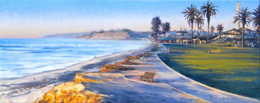 15th Street Del Mar – Ocean Art by Koniakowsky